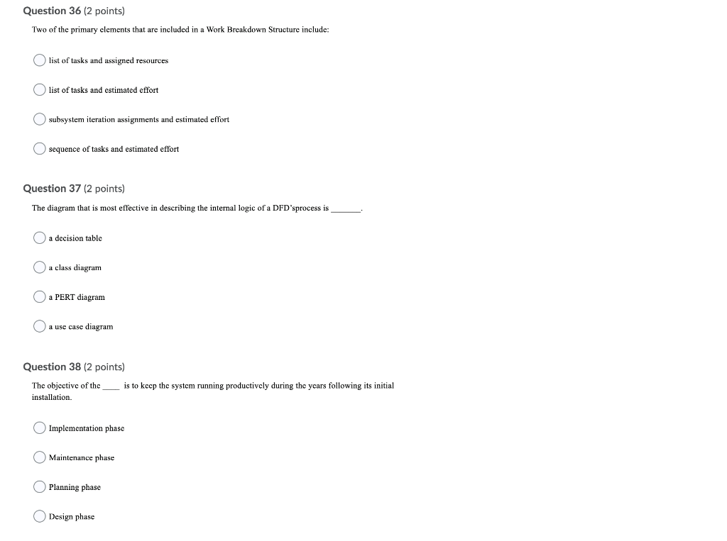 Solved Question 21 (2 points) "As a student, I want to | Chegg.com