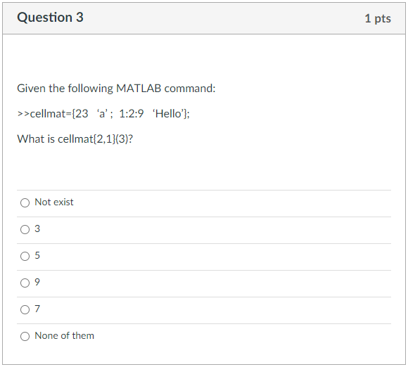 Solved Question 1 1 pts Given the following expression in | Chegg.com