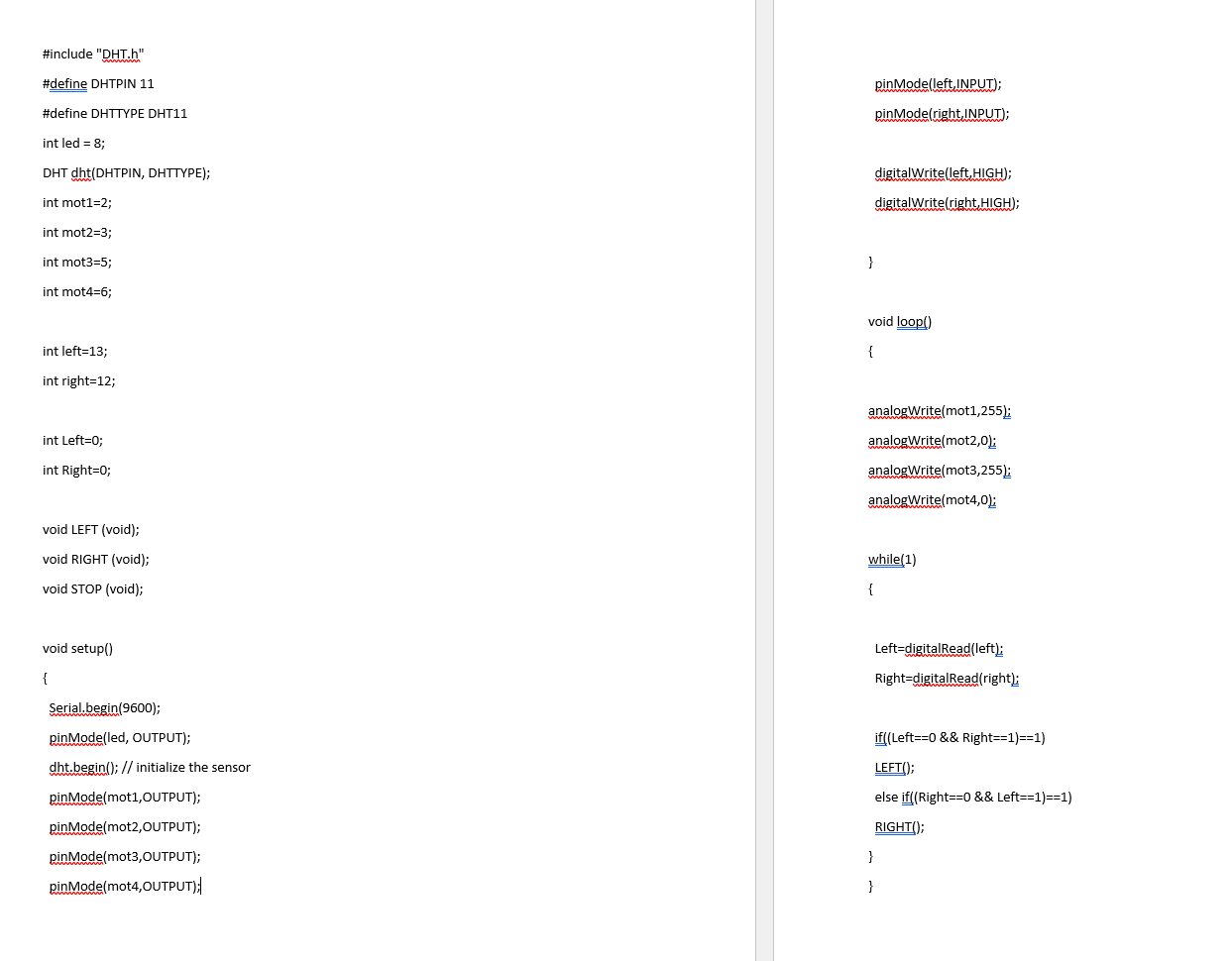 Solved #include "DHT.h" #define DHTPIN 11 | Chegg.com