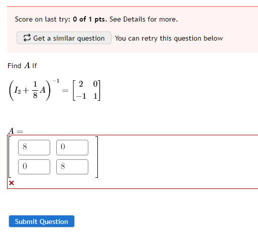 Solved Score on last try: 0 of 1 pts. See Details for more. | Chegg.com
