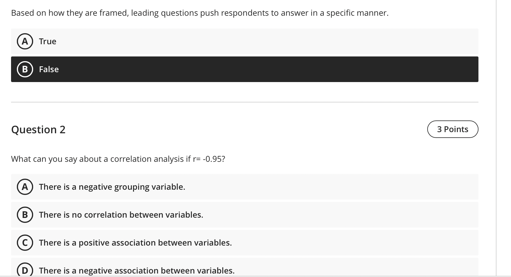 Solved Based on how they are framed, leading questions push | Chegg.com