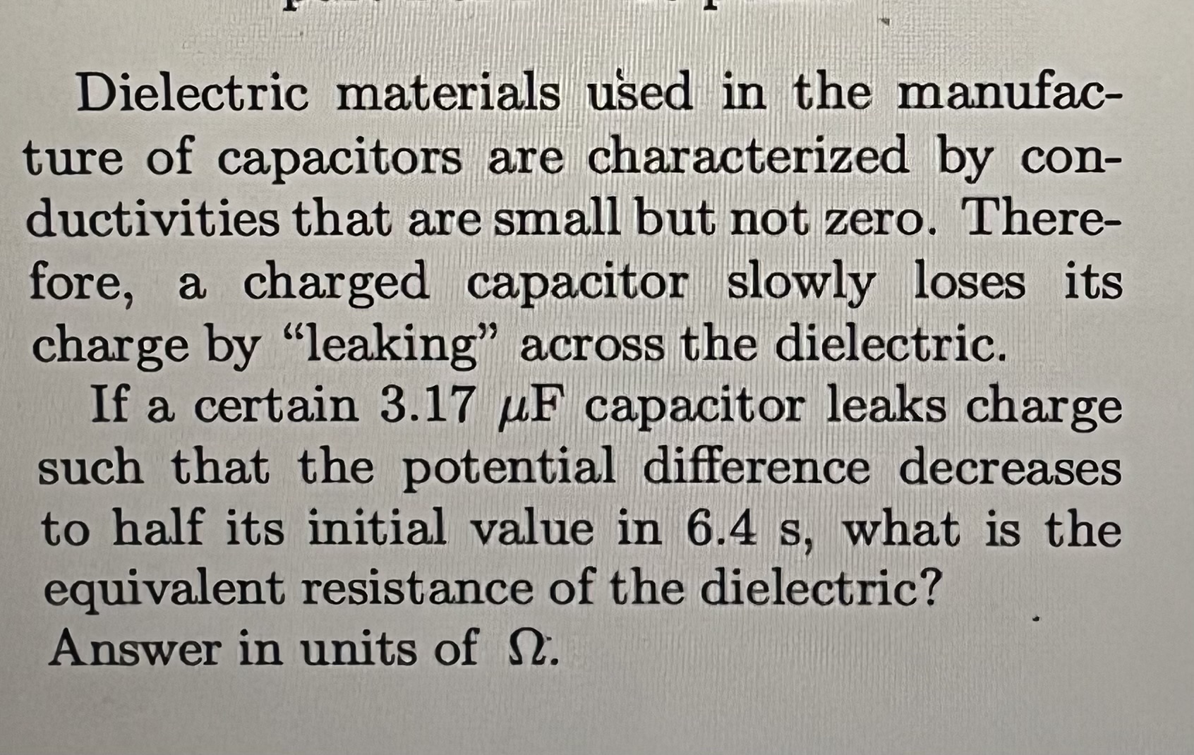 Solved Dielectric materials used in the manufacture of | Chegg.com