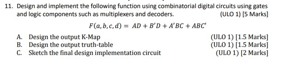 Solved 1. Design and implement the following function using | Chegg.com