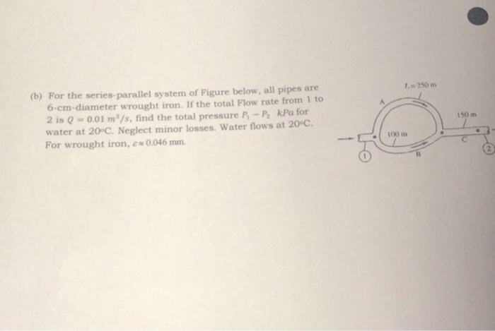 Solved (b) For the series-parallel system of Figure below, | Chegg.com