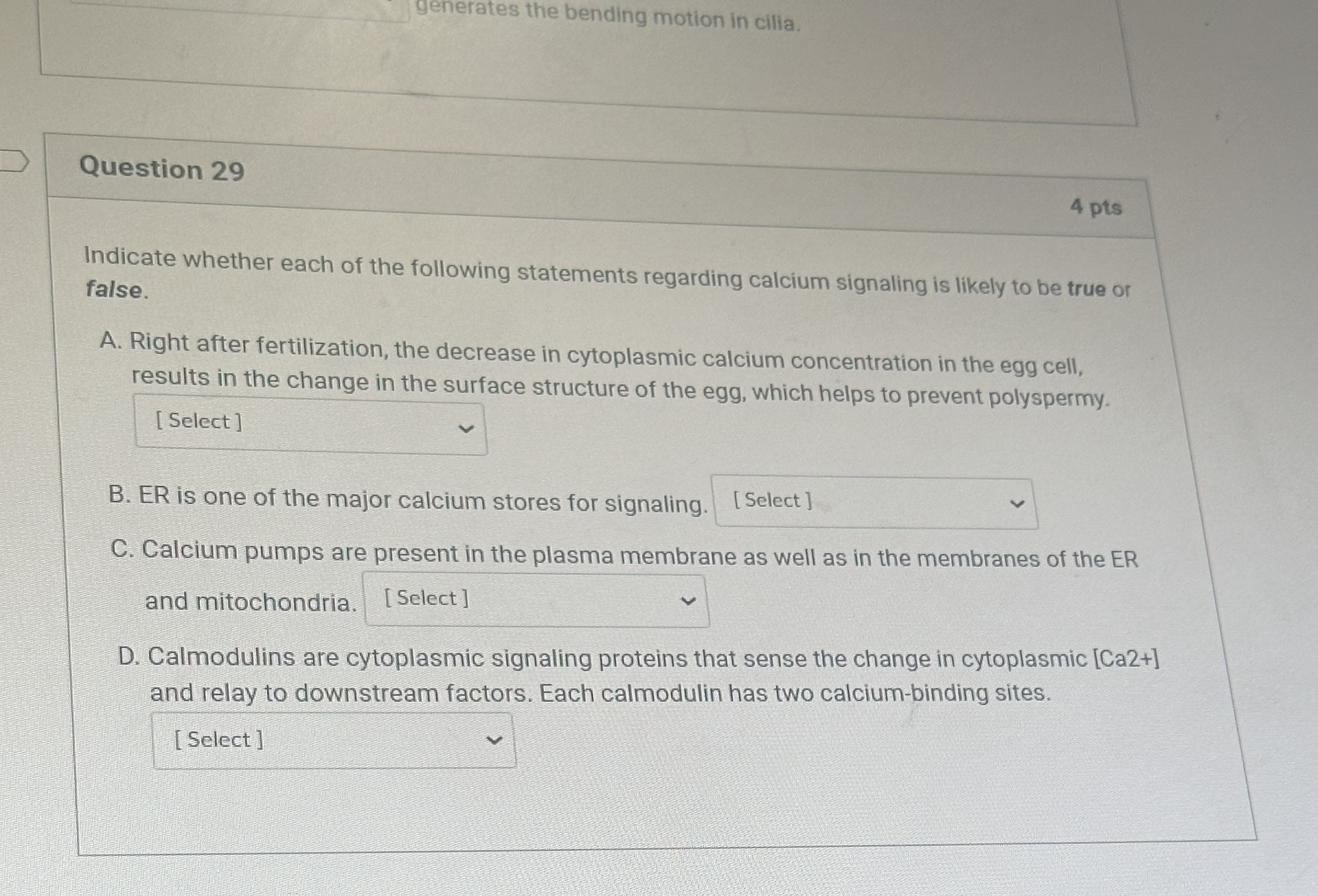 Solved Indicate whether each of the following statements | Chegg.com