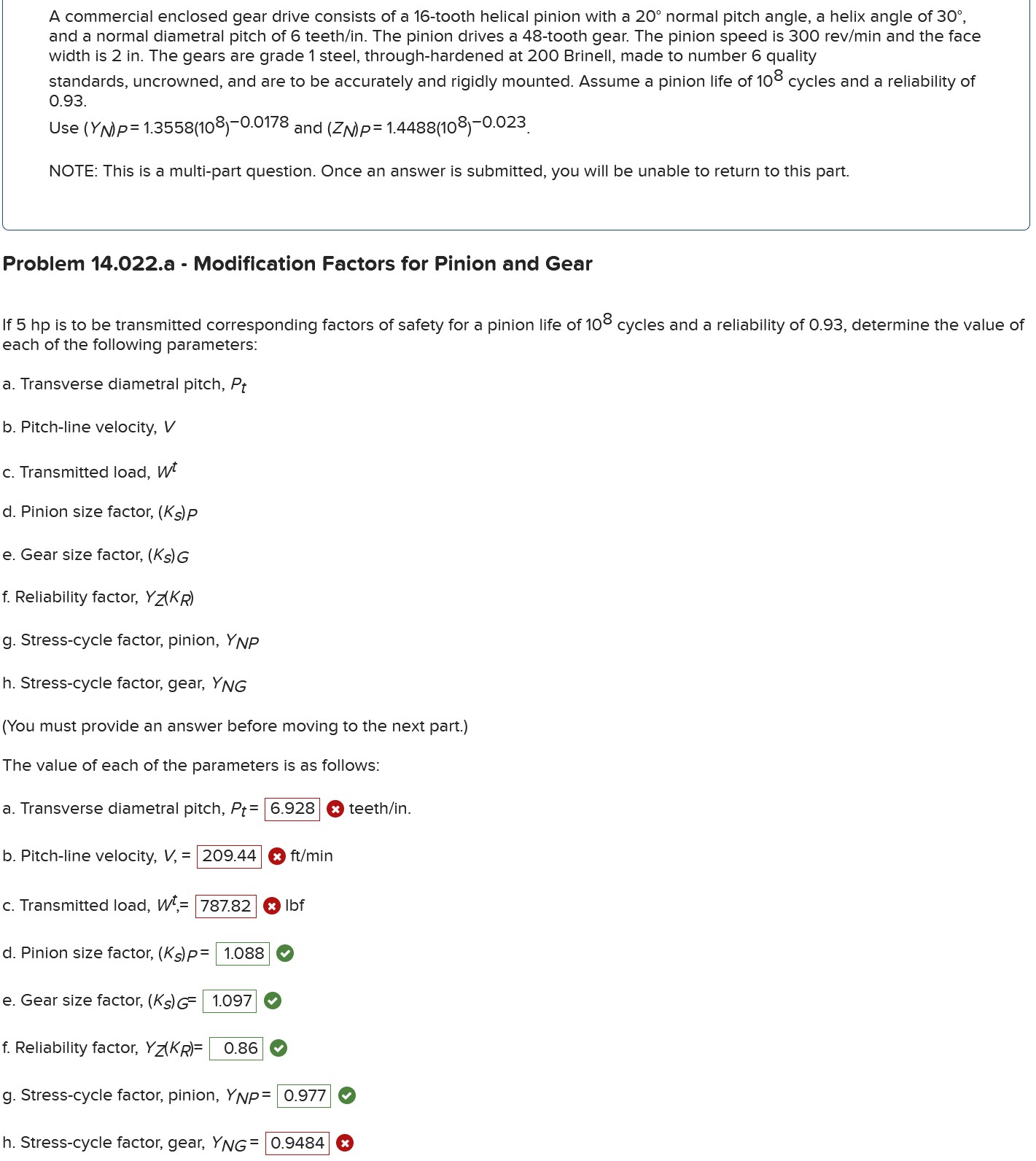 Solved A commercial enclosed gear drive consists of a 16 | Chegg.com