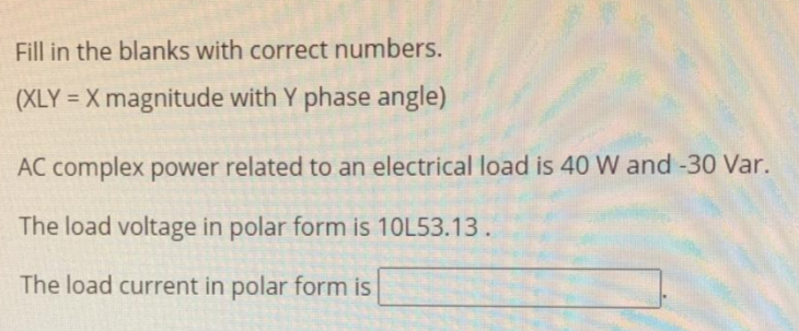 Solved Fill in the blanks with correct numbers. (XLY = X | Chegg.com