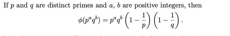 Solved If p and q are distinct primes and a, b are positive | Chegg.com