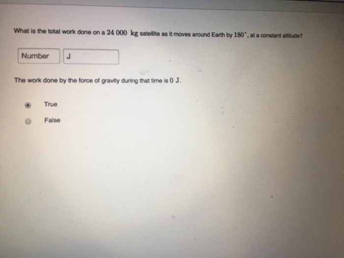 Solved What is the total work done on a 24 000 kg satellite | Chegg.com