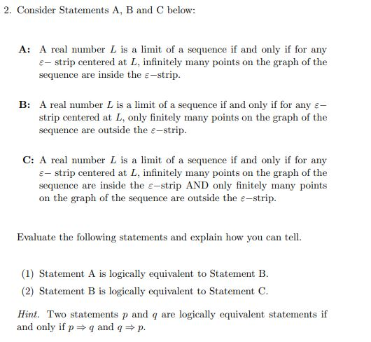Solved Just 2(1) Please show a rigorous proof that | Chegg.com