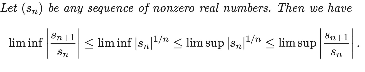 Solved Let (sn) be any sequence of nonzero real numbers. | Chegg.com