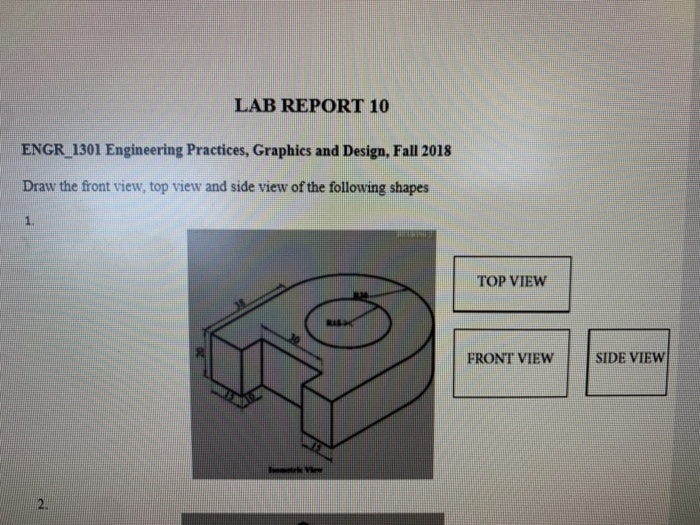 LAB REPORT 10 ENGR 1301 Engineering Practices, | Chegg.com