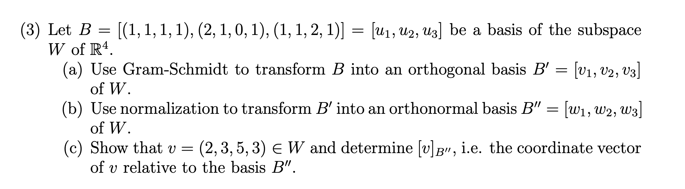 (3) ﻿Let | Chegg.com