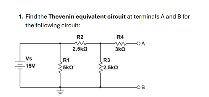 Solved Show me the steps to solve Find the Thevenin | Chegg.com