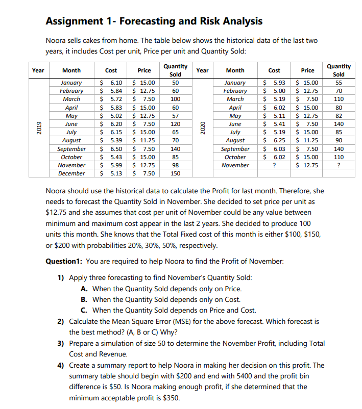 Solved please use excel to solve the Q and give me answer | Chegg.com