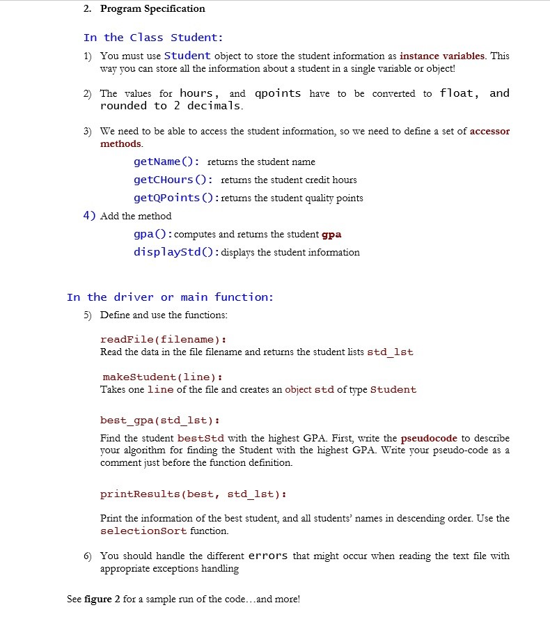 Solved Using Python Coding Solve The Following File 