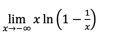 Solved lim x ln (1 X-00 5) | Chegg.com