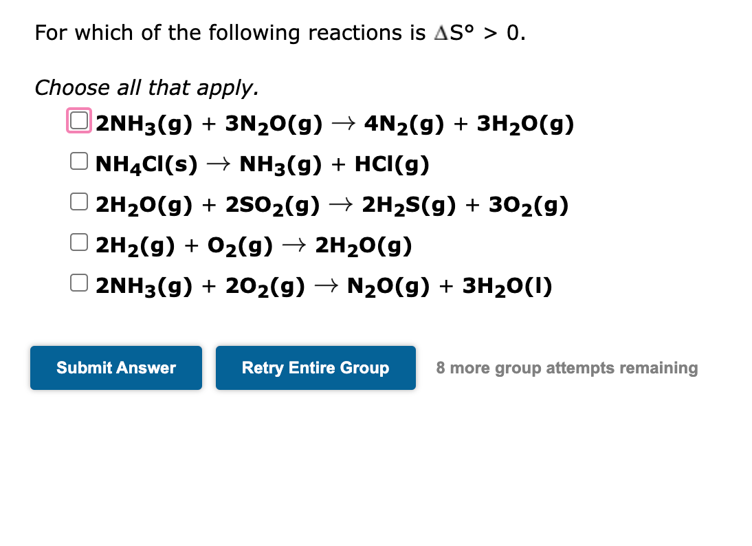 Solved Consider the reaction: NH4Cl(aq)→NH3(g)+HCl(aq) Using | Chegg.com