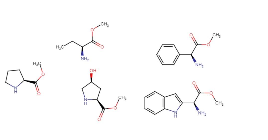 Solved Use thewhich one of the amino esters (1 mole) shown | Chegg.com