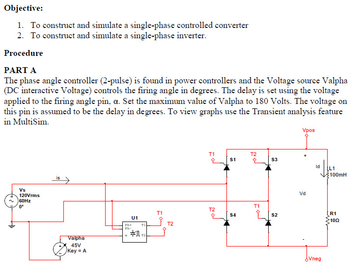 Solved Objective: 1. To construct and simulate a | Chegg.com Solved Objective: 1. To construct and simulate a | Chegg.com