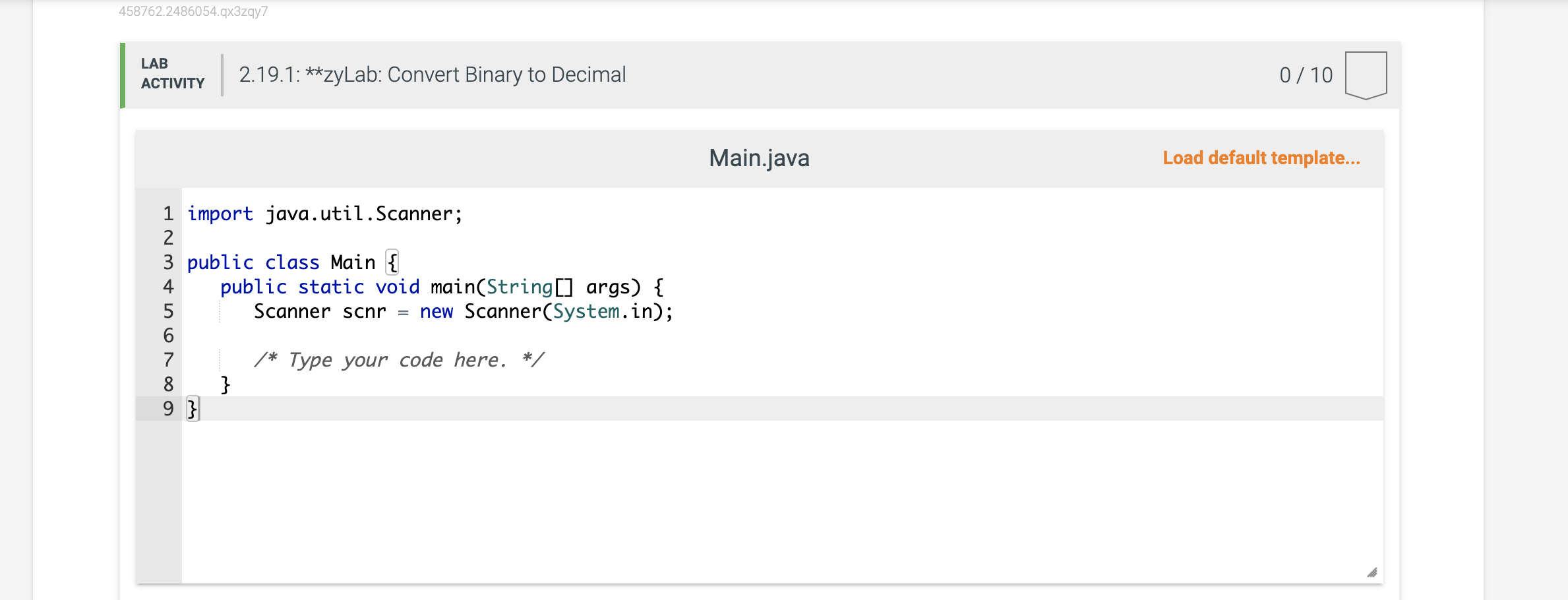 Solved 219 Zylab Convert Binary To Decimal Convert 