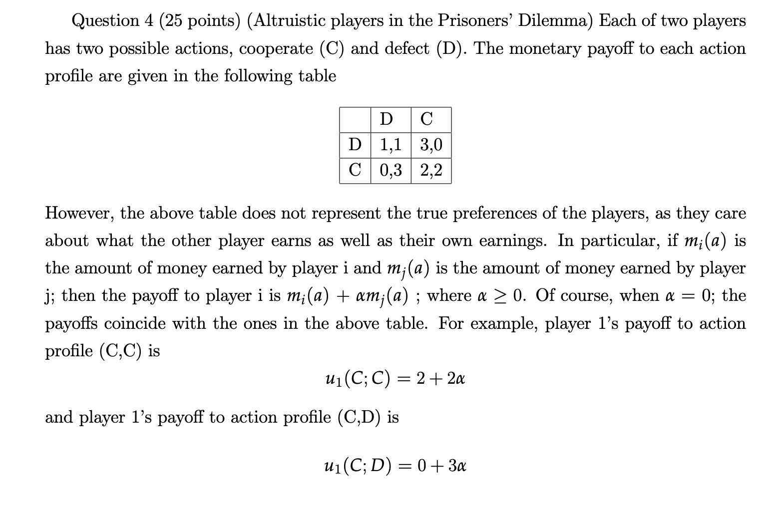 Solved (a) (10 points) Write down the strategic form of this | Chegg.com