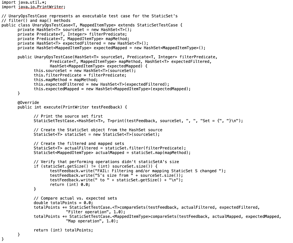 Solved Please show the correct java code only where it | Chegg.com