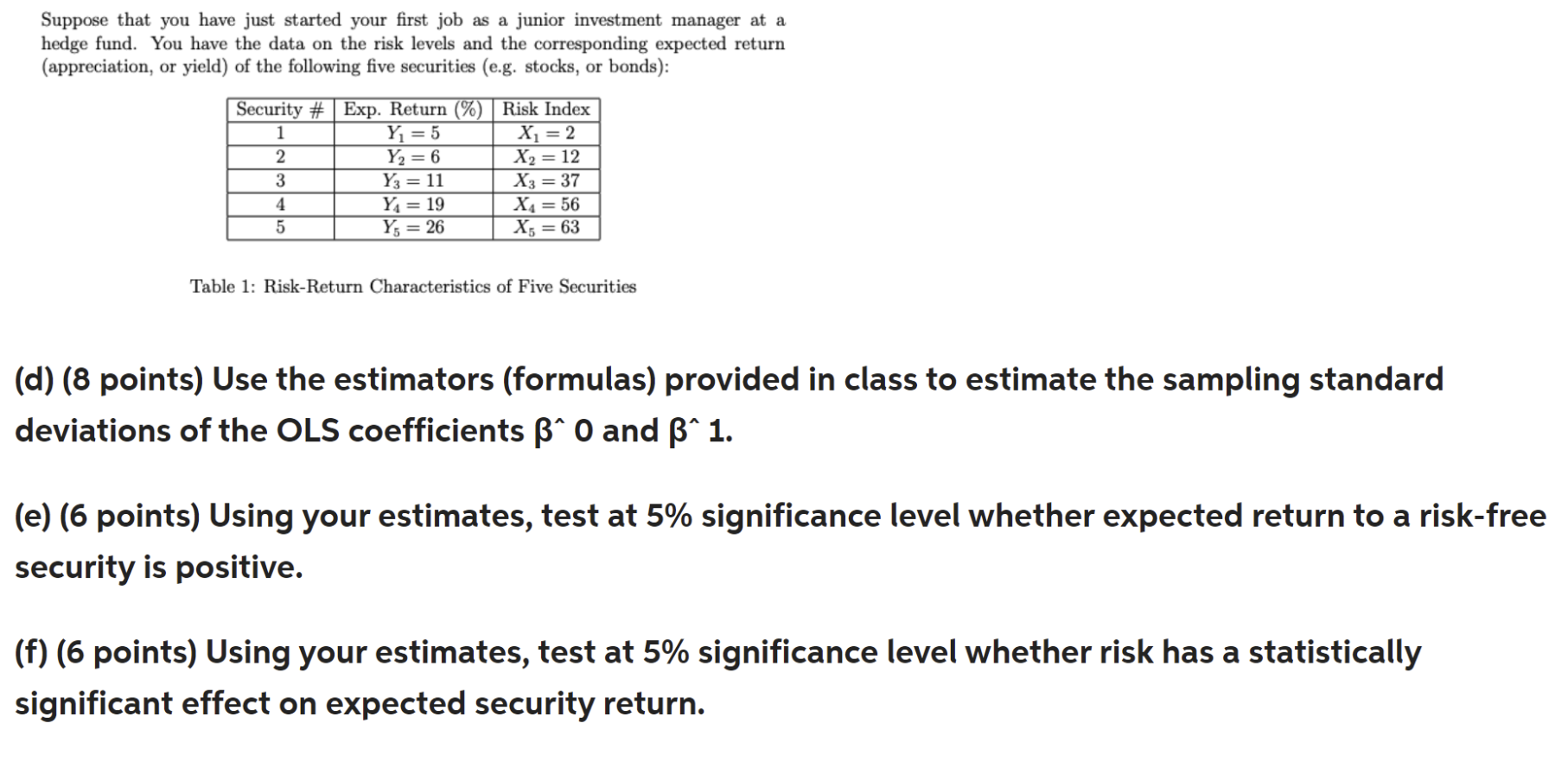 Solved Suppose that you have just started your first job as | Chegg.com
