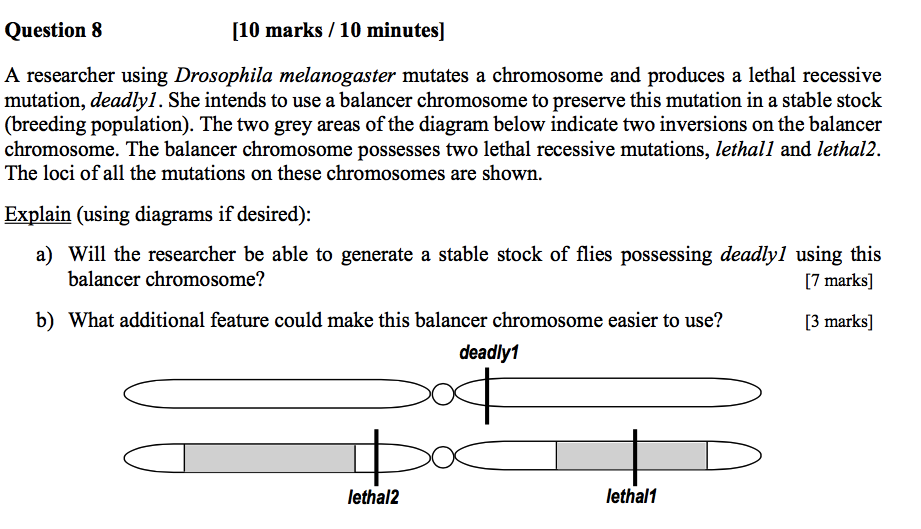 Question 8 [10 marks / 10 minutes] A researcher using | Chegg.com