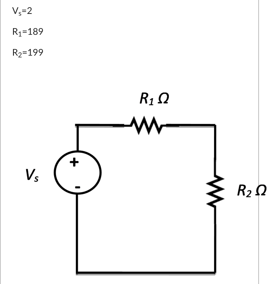 Solved For the circuit below, what is the current through R2 | Chegg.com