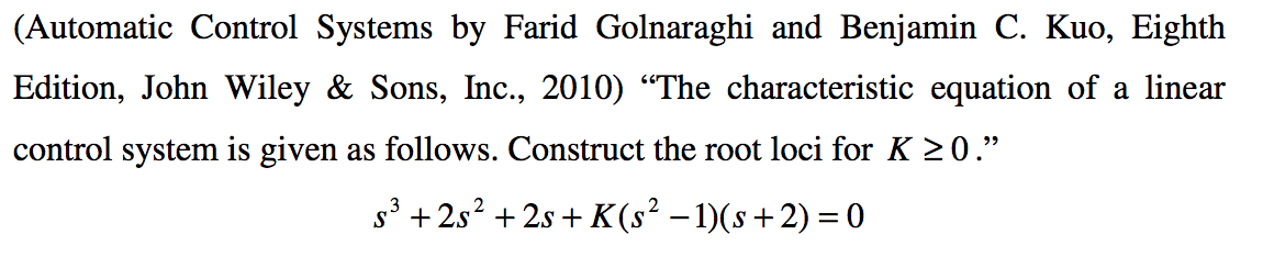 Solved (Automatic Control Systems by Farid Golnaraghi and | Chegg.com Solved (Automatic Control Systems by Farid Golnaraghi and | Chegg.com