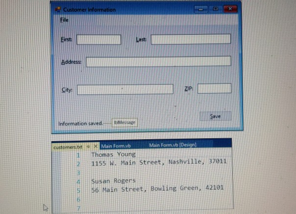 Solved 3 Create A Windows Forms Application Use The