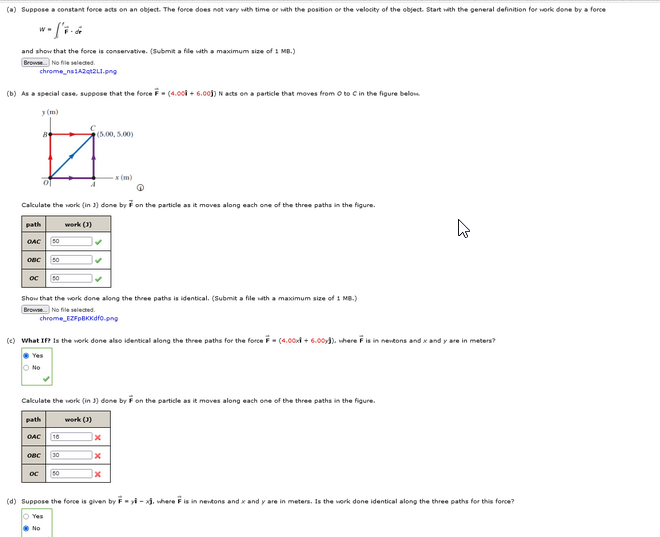 Solved (a) Suppose a constant force acts on an object. The | Chegg.com