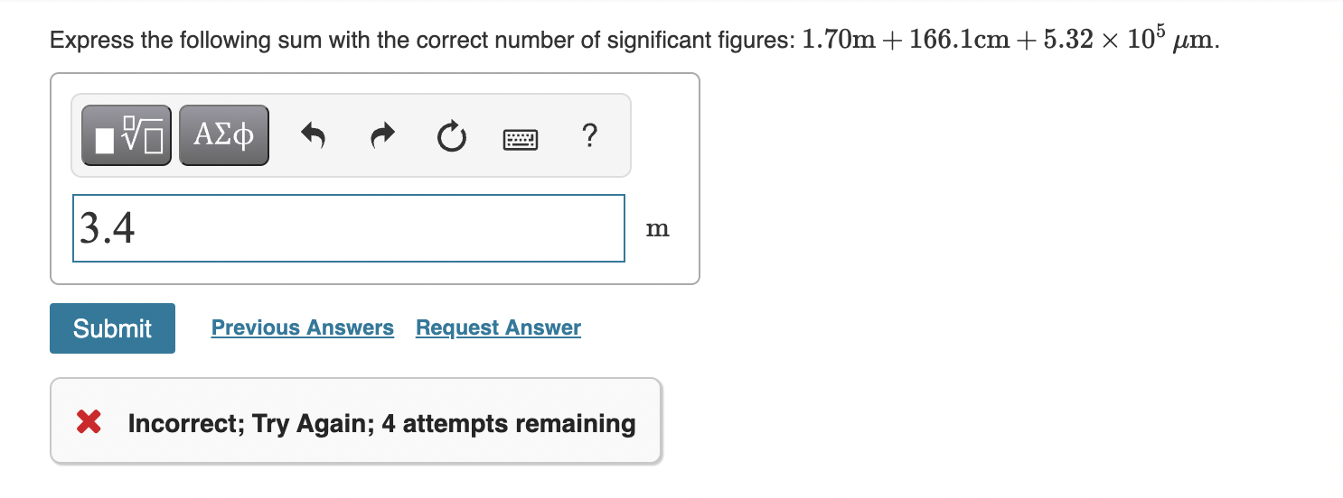 Solved Express the following sum with the correct number of | Chegg.com