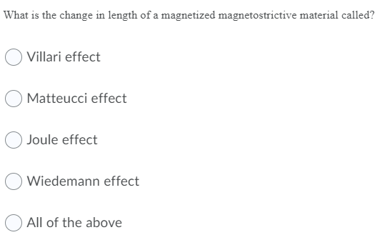 Solved What is the change in length of a magnetized | Chegg.com