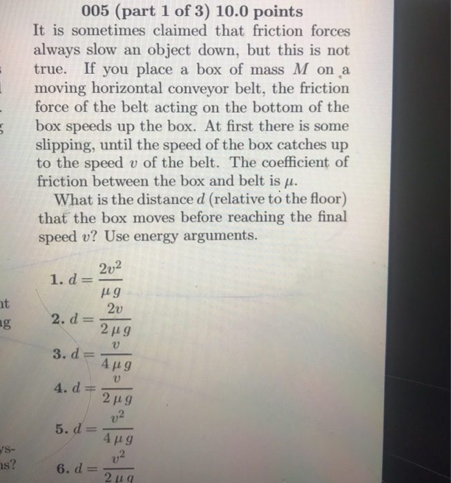 Solved 005 (part 1 of 3) 10.0 points It is sometimes claimed | Chegg.com