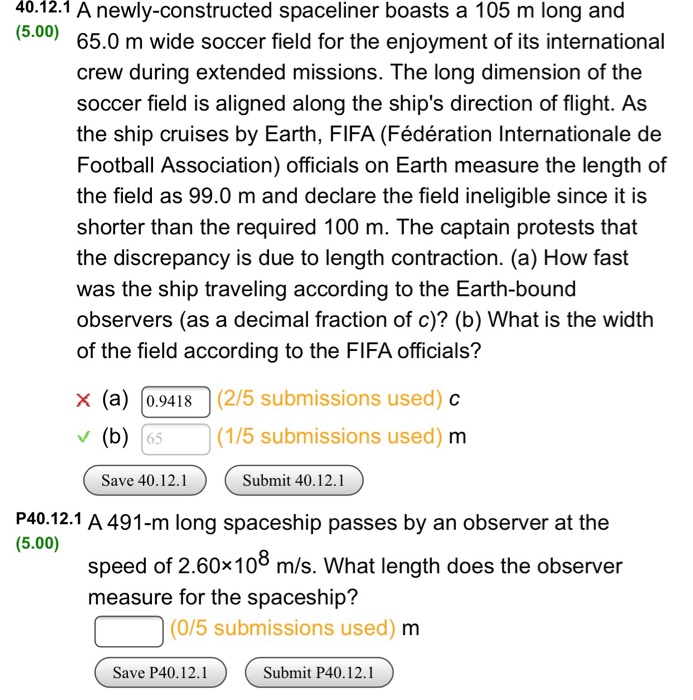 Solved Chapter 40: Special Relativity Conceptual problems | Chegg.com
