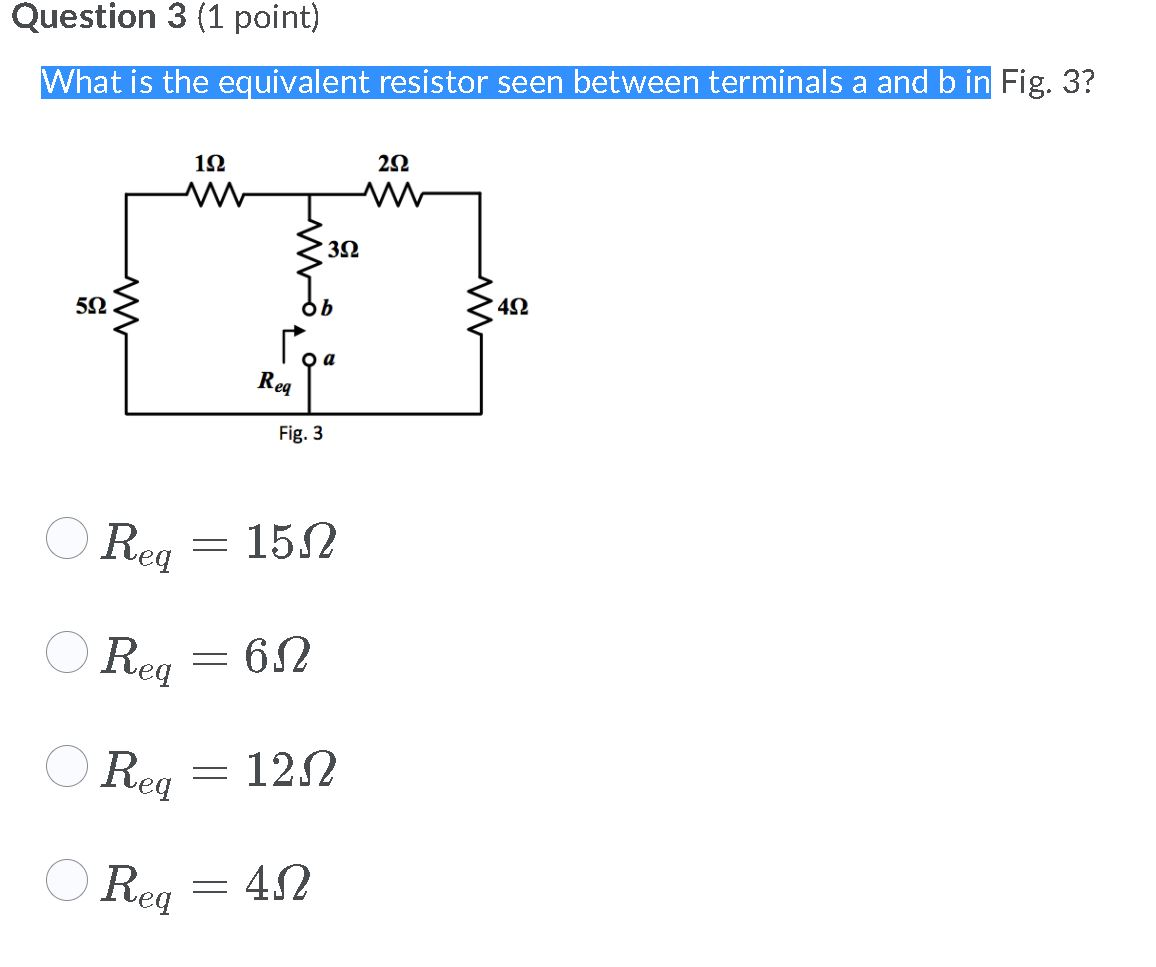 Solved The two terminals circuit element in Fig. 2 is | Chegg.com