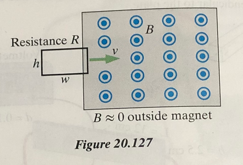 Solved In Figure 20 127 A Rectangular Loop Of Wire With