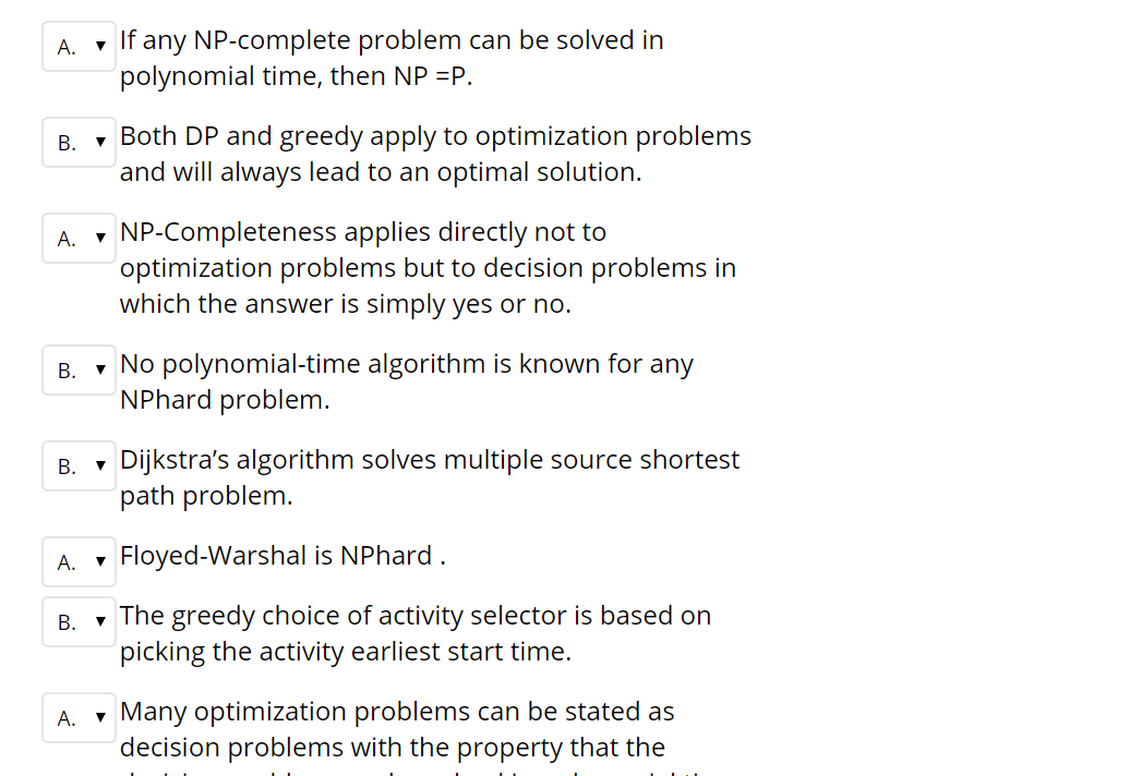 A. , If any NP-complete problem can be solved in | Chegg.com