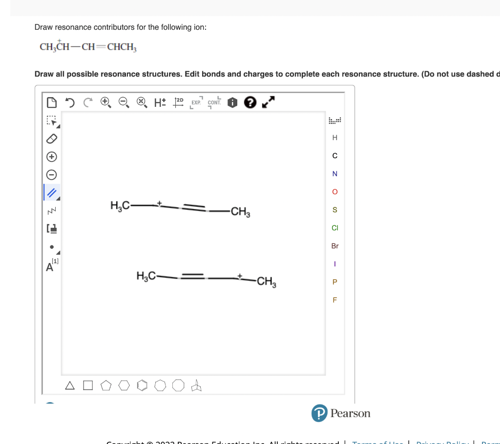 Solved Draw resonance contributors for the following ion: | Chegg.com