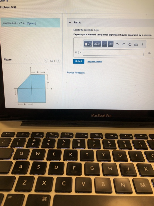 Solved Problem 9.59 Part A Suppose that L-7 in. (Figure 1) | Chegg.com