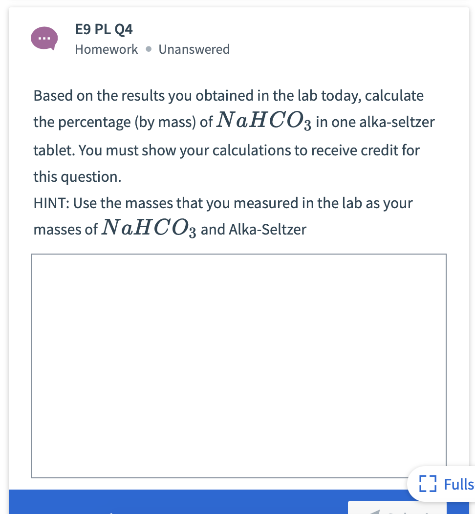 E9 PL Q4 Homework • Unanswered Based on the results | Chegg.com E9 PL Q4 Homework • Unanswered Based on the results | Chegg.com