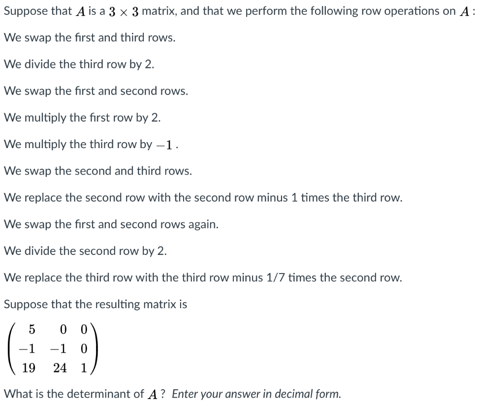 Solved Find a 2 x 2 matrix with the following three | Chegg.com
