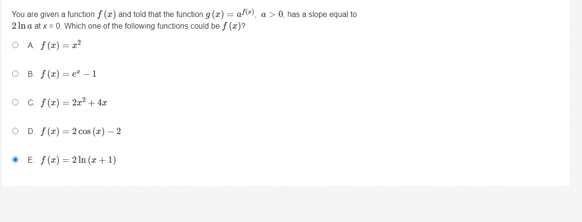 Solved You are given a function f (x) and told that the | Chegg.com