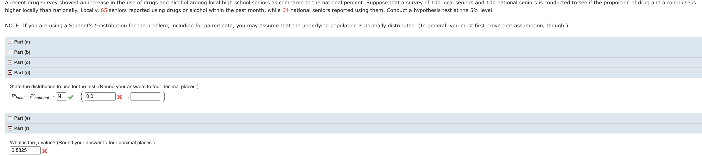 Solved Φ Part (a) Part (b) Part (c) Part (d) State the | Chegg.com