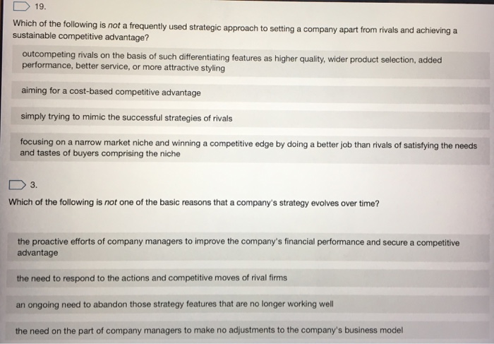 Solved Which of the following is not a frequently used | Chegg.com