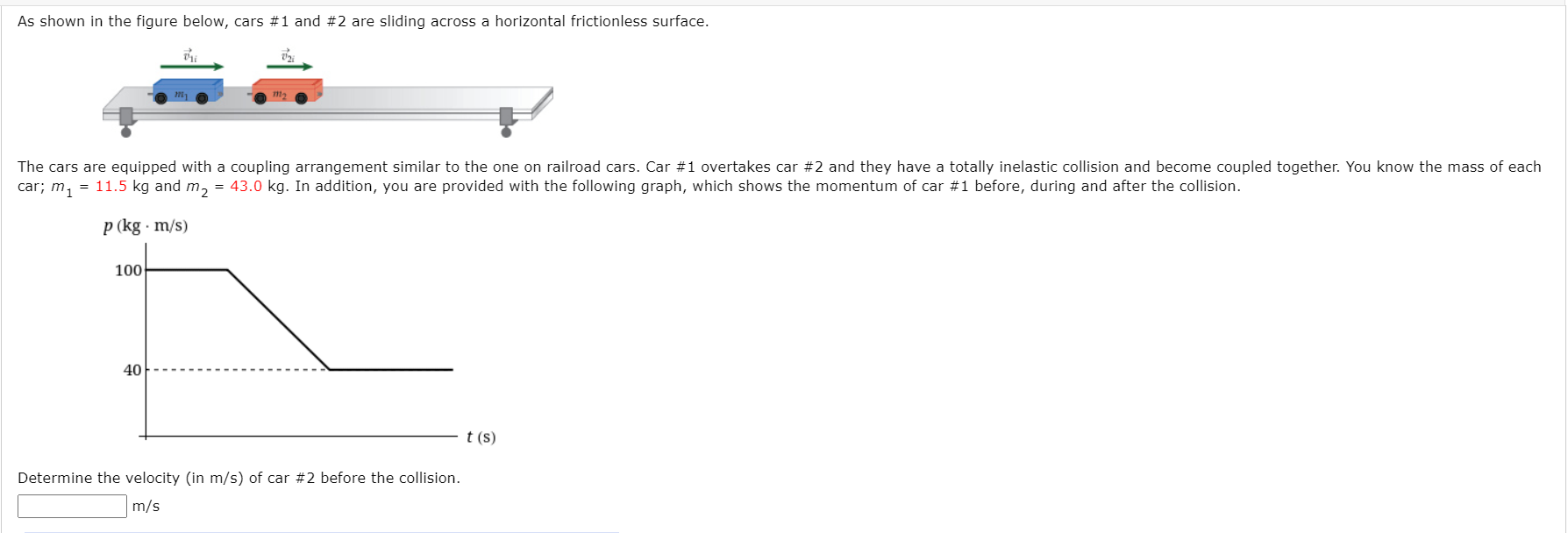 Solved As shown in the figure below, cars #1 and #2 are | Chegg.com