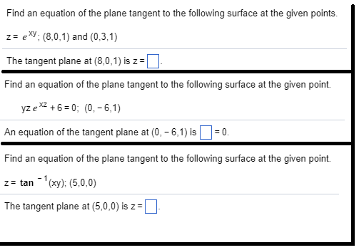 Solved Find an equation of the plane tangent to the | Chegg.com