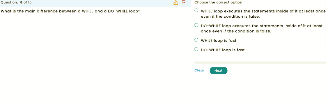 Solved Question: 7 of 15 P choose the correct option A | Chegg.com